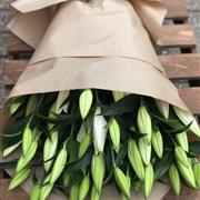 Eco Simply Lilies Bouquet, London Florist, Debbie Western Flowers